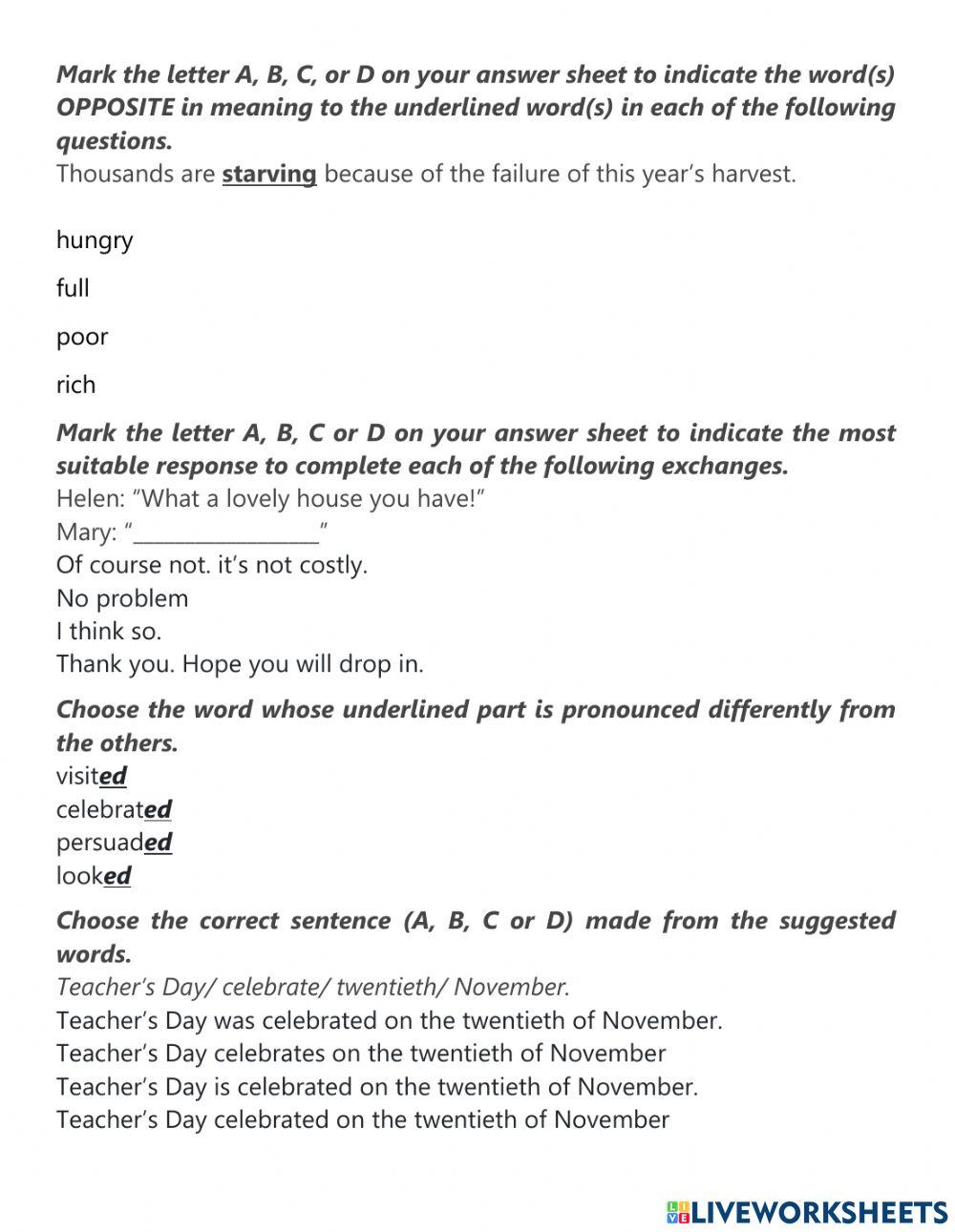 4253361 | Study 4 | Maytran | LiveWorksheets