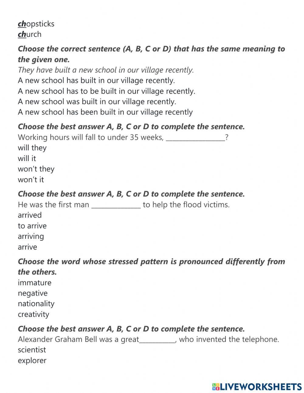 4253361 | Study 4 | Maytran | LiveWorksheets