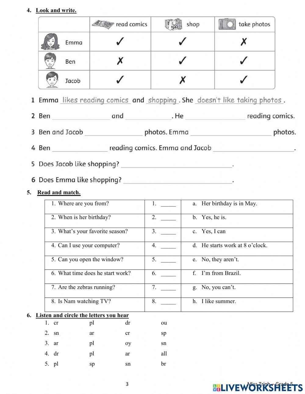 Family - Friends 5 - ôn tập 2 2663727 | MissTrinh94