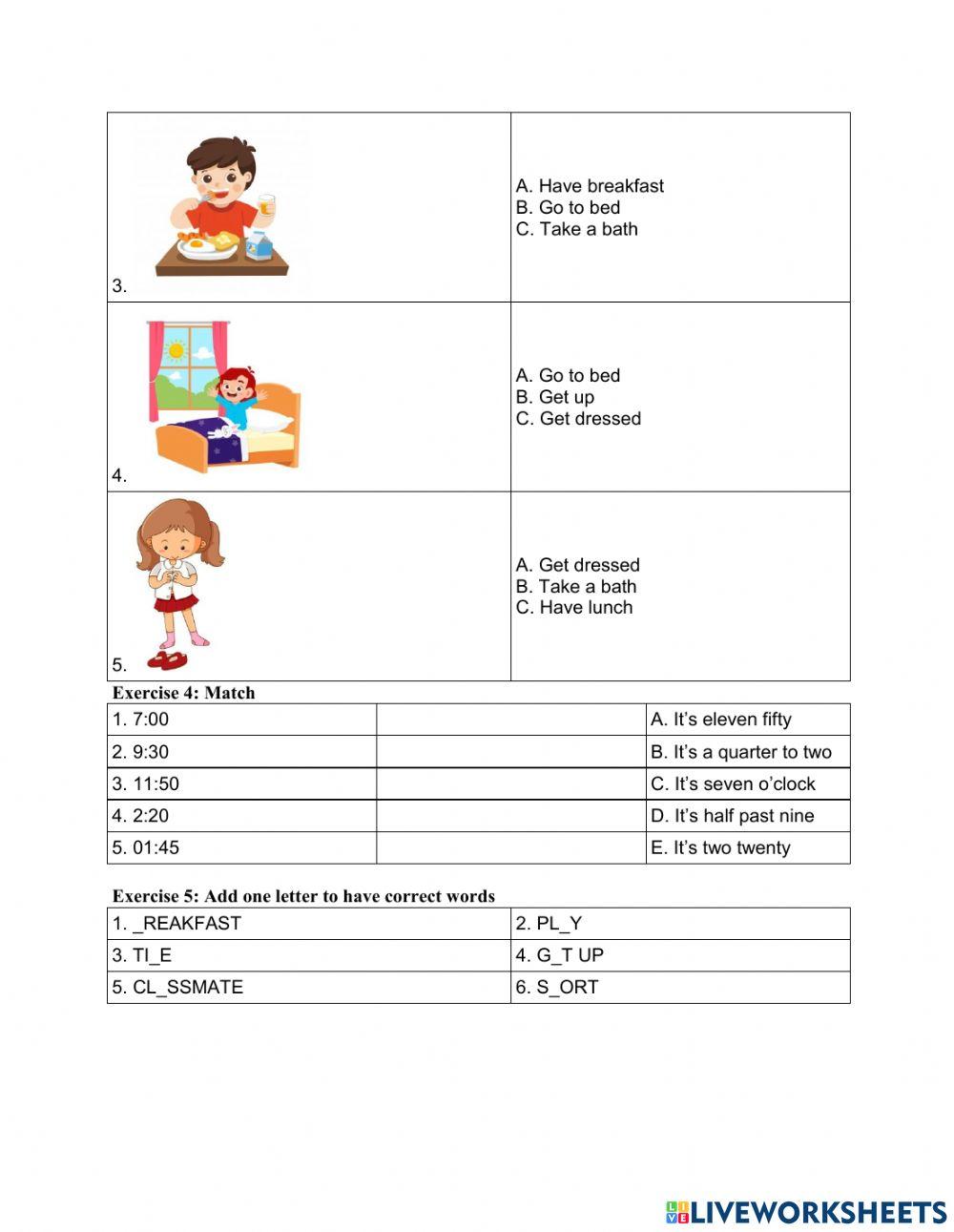 Unit review online practice | Live Worksheets