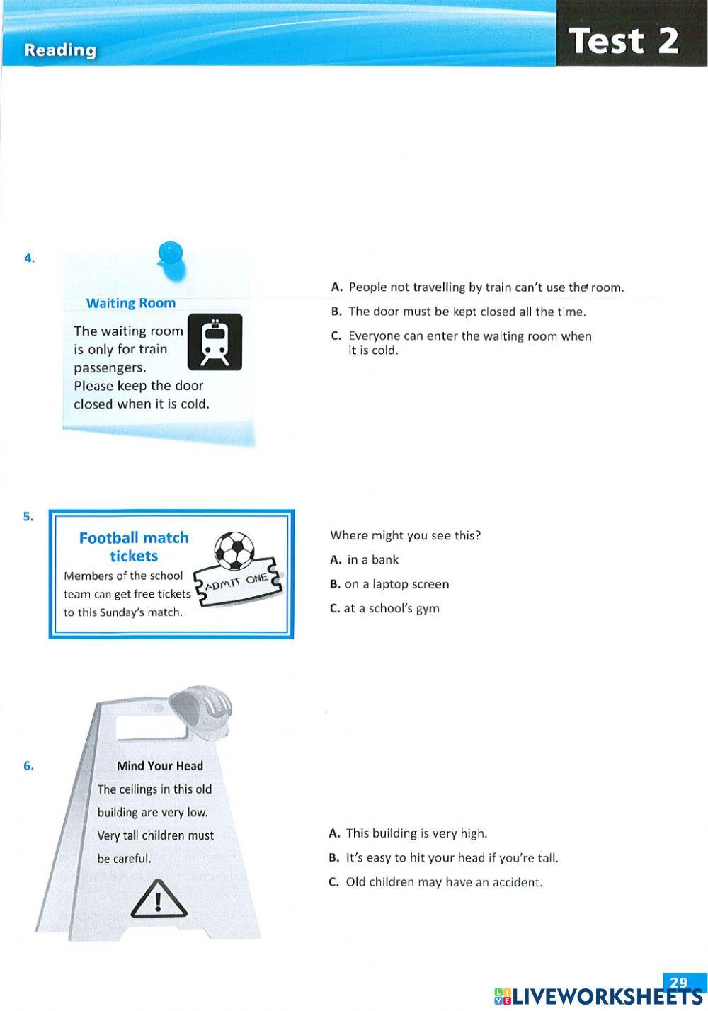 Ket Test 1778850 Bichdang Live Worksheets
