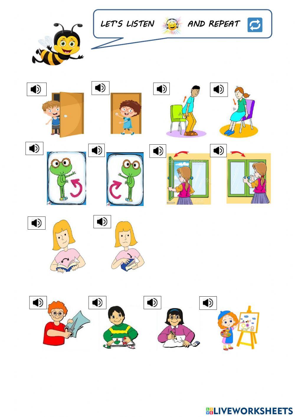 Instructions activity for 2nd | Live Worksheets