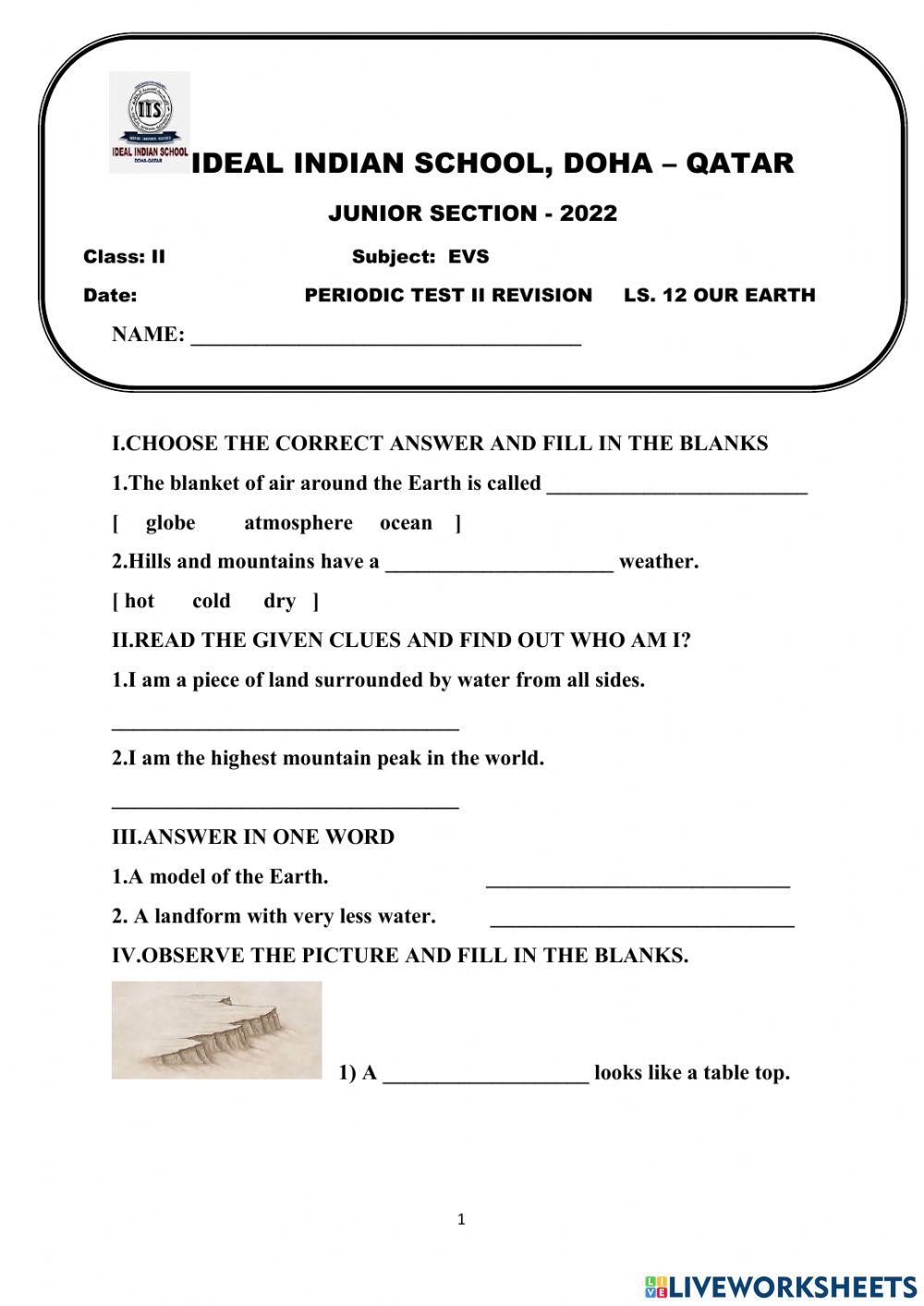 LS.12 WORKSHEET online exercise for | Live Worksheets