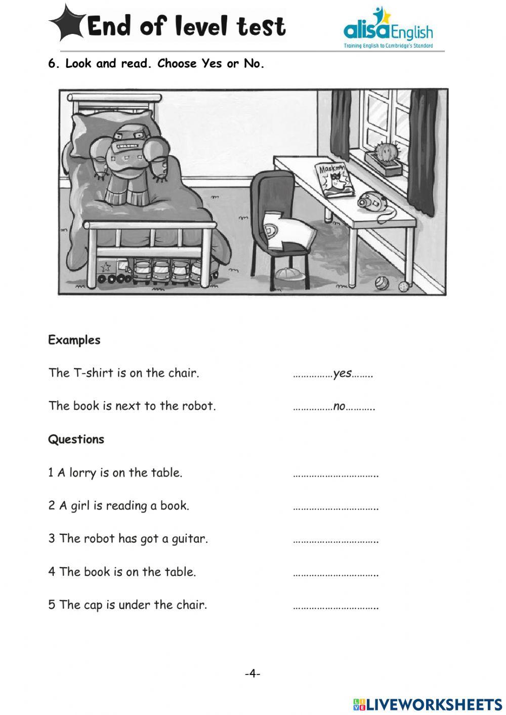 GT1 End of level test online exercise for | Live Worksheets