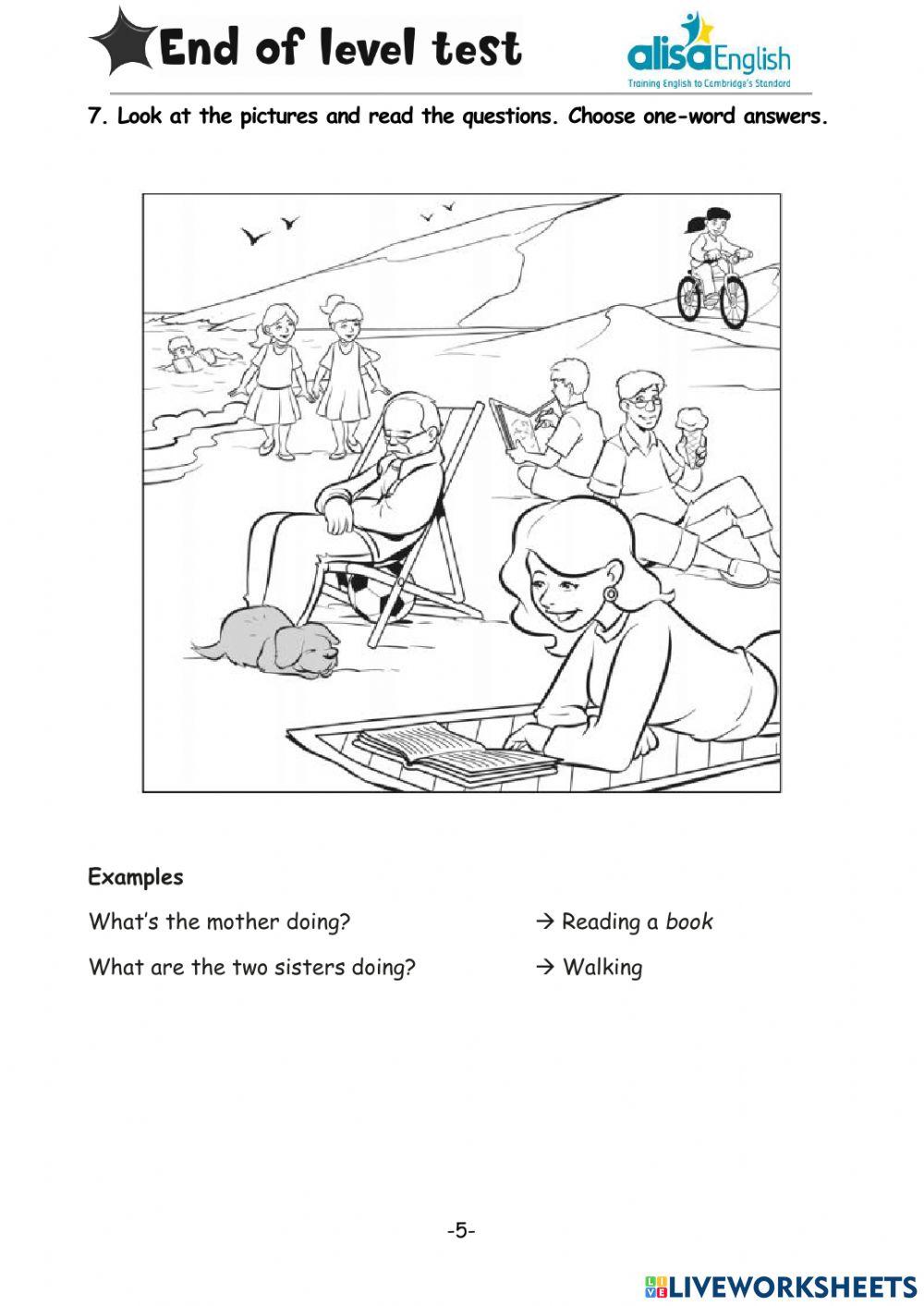 GT1 End of level test online exercise for | Live Worksheets