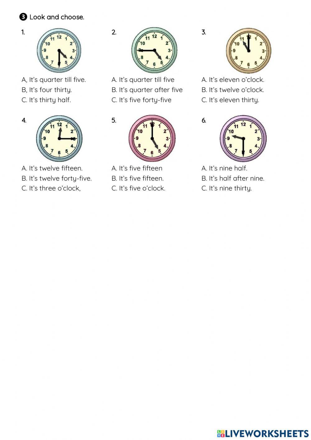 Review 2 unit 6 NIK 3 worksheet | Live Worksheets