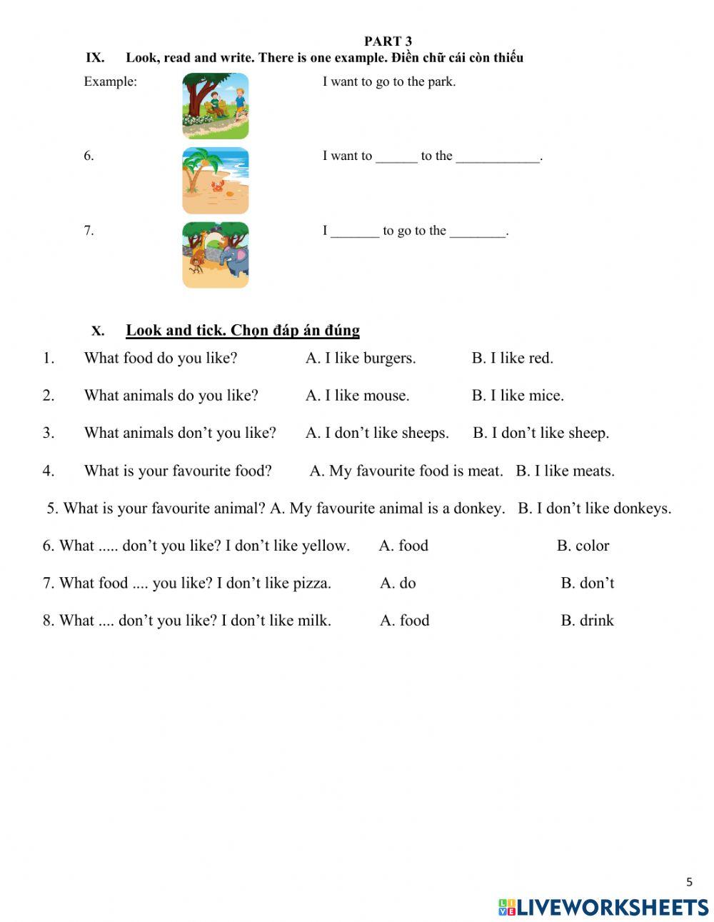 G2-final test-course 6 worksheet | Live Worksheets