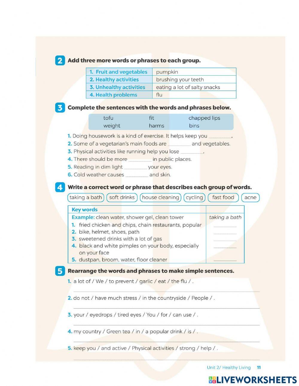 Workbook 2161392 | adminn12 | Live Worksheets