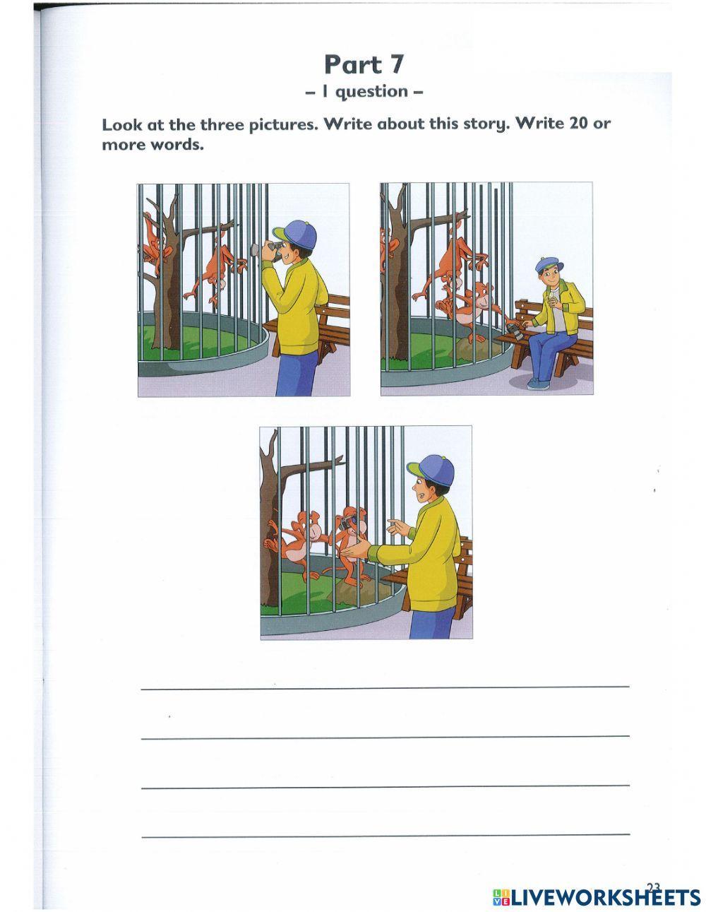 2161407 A2 Flyers Practices Test Reading And Writing