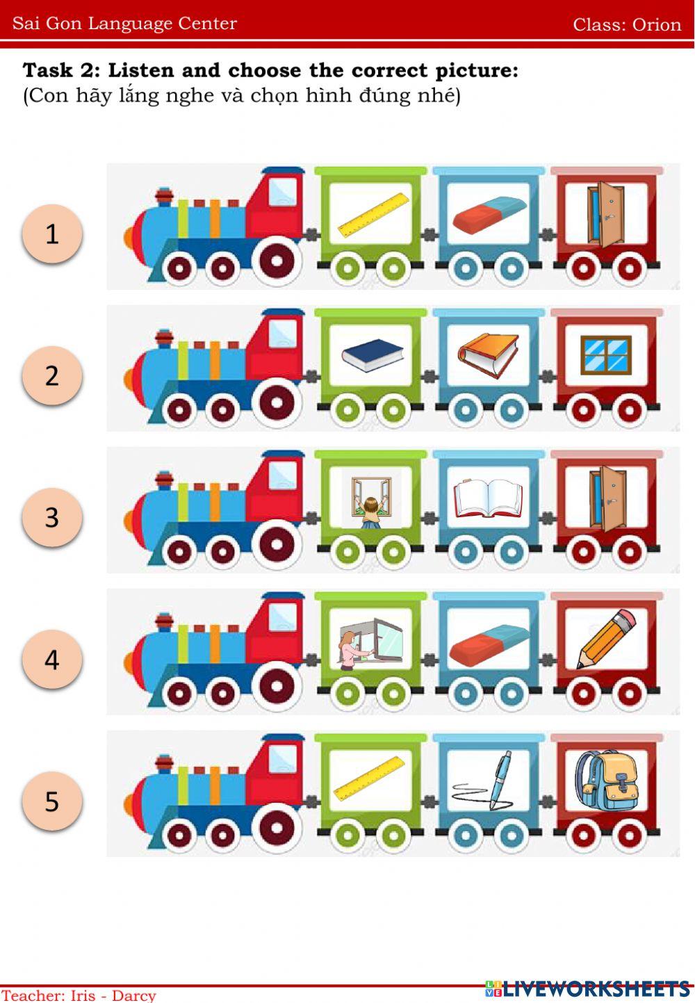 Orion 0910 worksheet | Live Worksheets