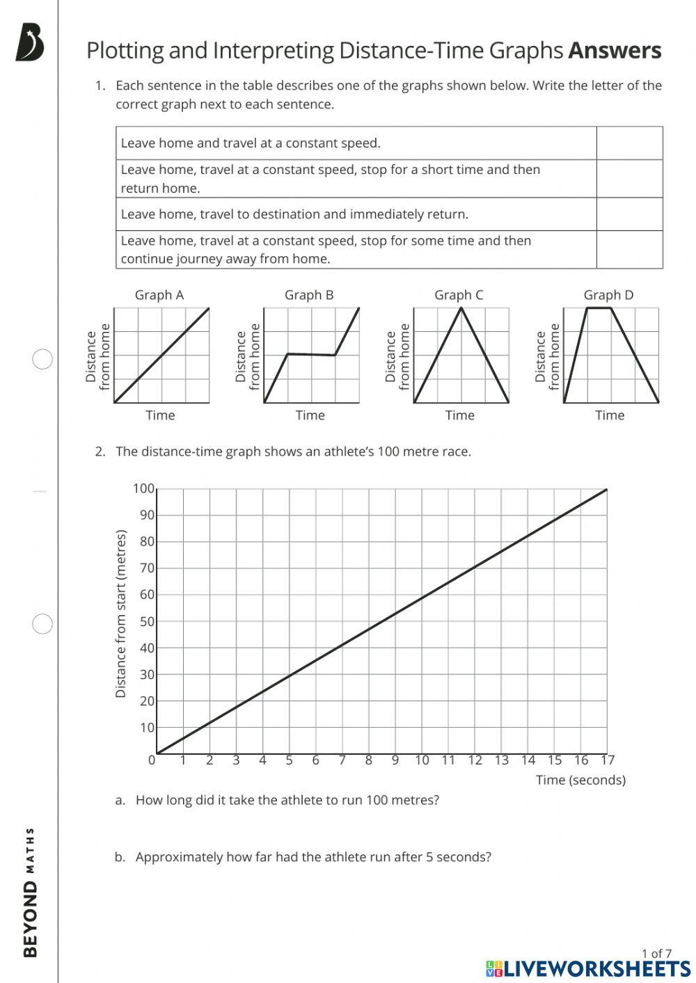 GOOD GRAPH REVIEW QUIZ | TDV12345 | Live Worksheets
