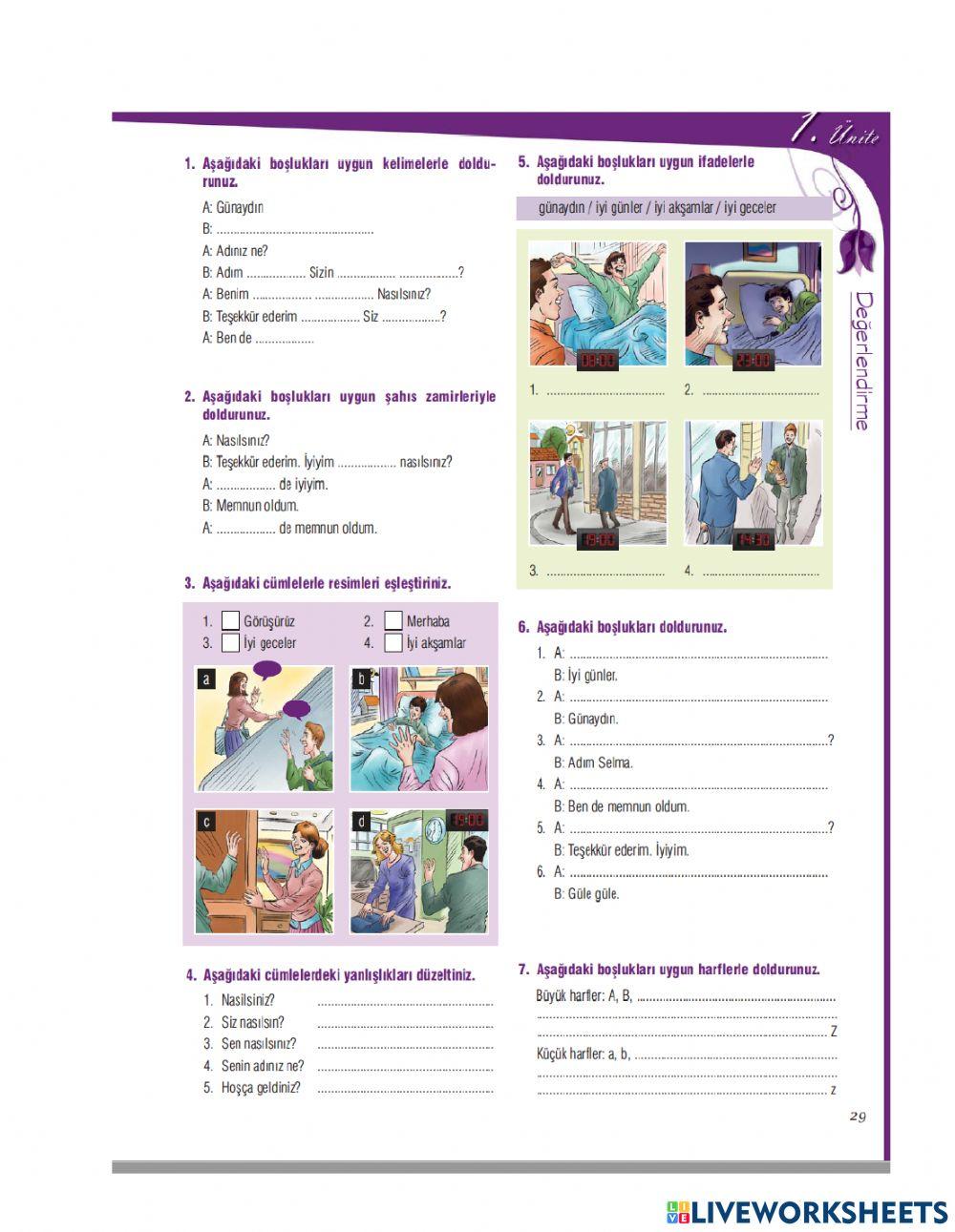 unite 1 test online exercise for | Live Worksheets