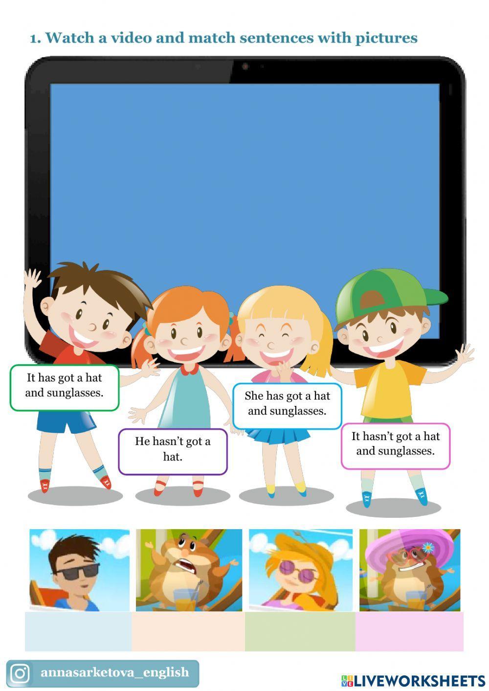 2173189 | Have-has | Анна Саркетова | LiveWorksheets