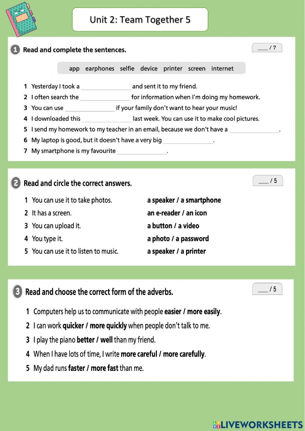 Team together Unit 2 4171892 | carlivanzijl | Live