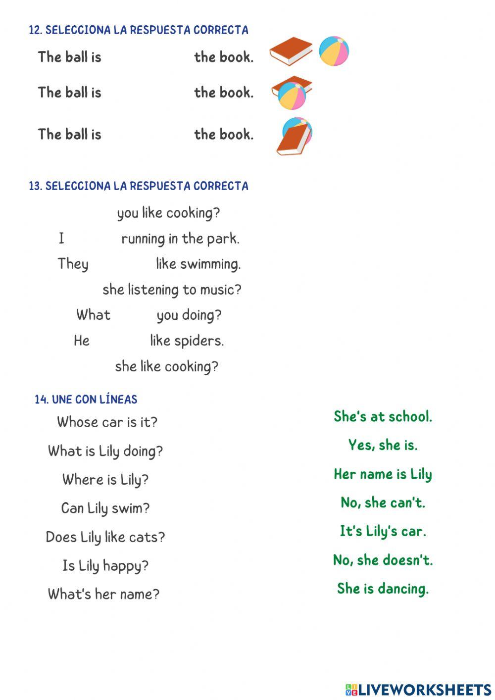 PT LEVELS 1 and 2 online exercise for | Live Worksheets