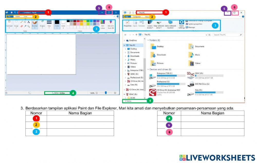 LKPD PENGENALAN USER INTERFACE (TIK 7) online exercise for | Live Worksheets