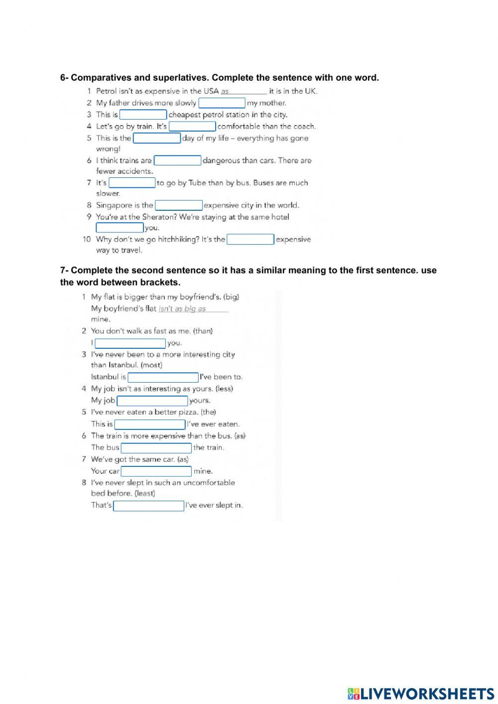 4a written test worksheet | Live Worksheets