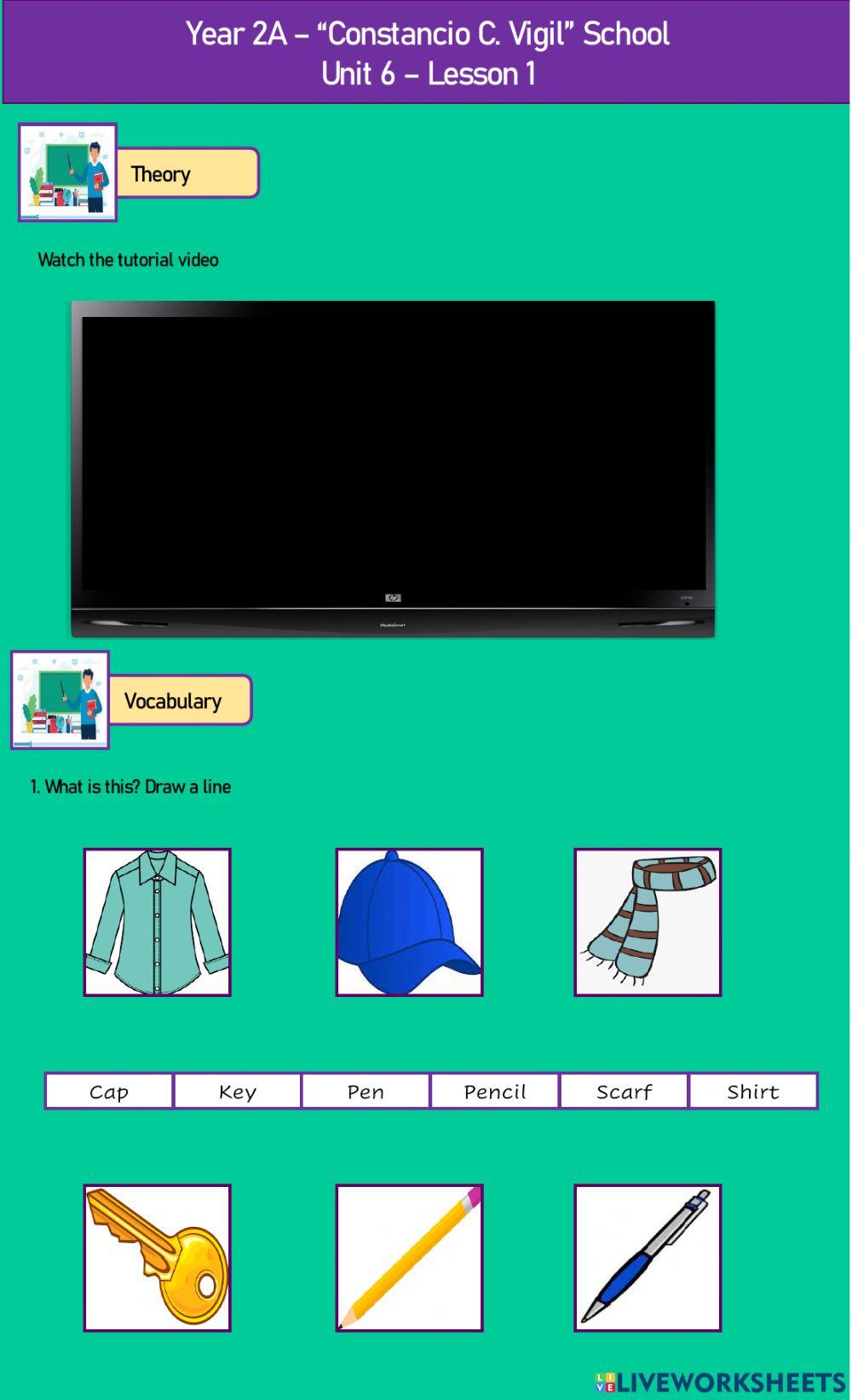 E72au6l1 worksheet | Live Worksheets