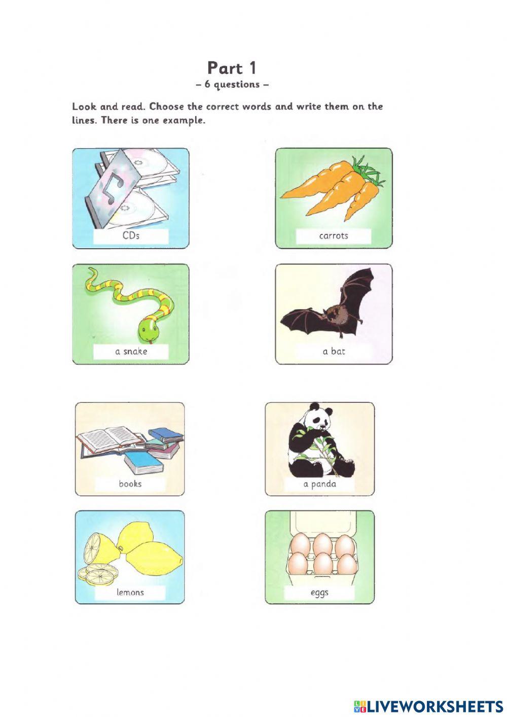 M Reading and Writing 2 worksheet | Live Worksheets