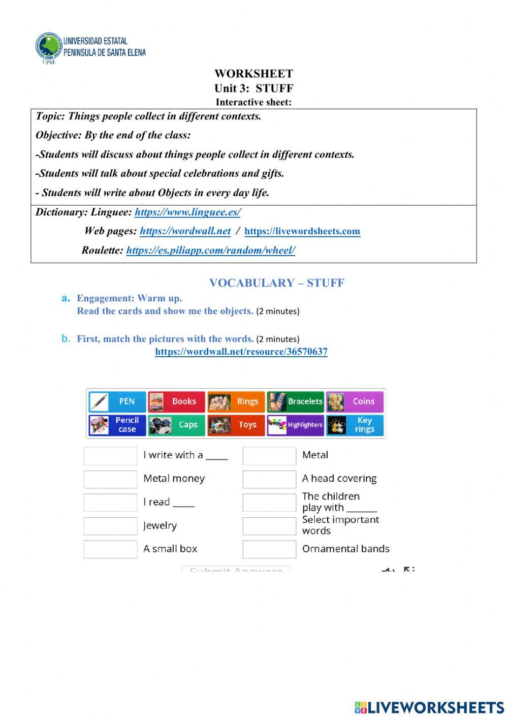 Upse worksheet worksheet | Live Worksheets