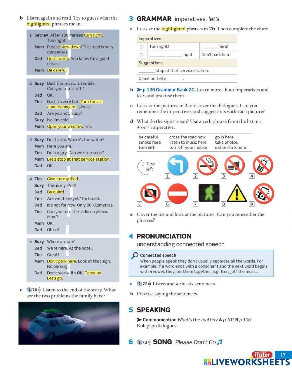 Imperatives | Free Interactive Worksheets | 2178692
