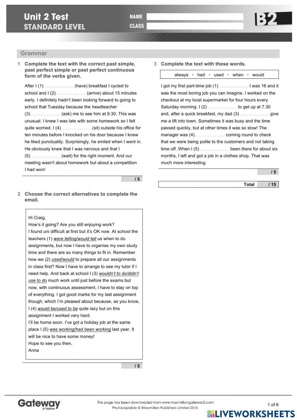Gateway B2 Unit… | Free Interactive Worksheets | 6906539 Gateway B2 Unit… | Free Interactive Worksheets | 6906539