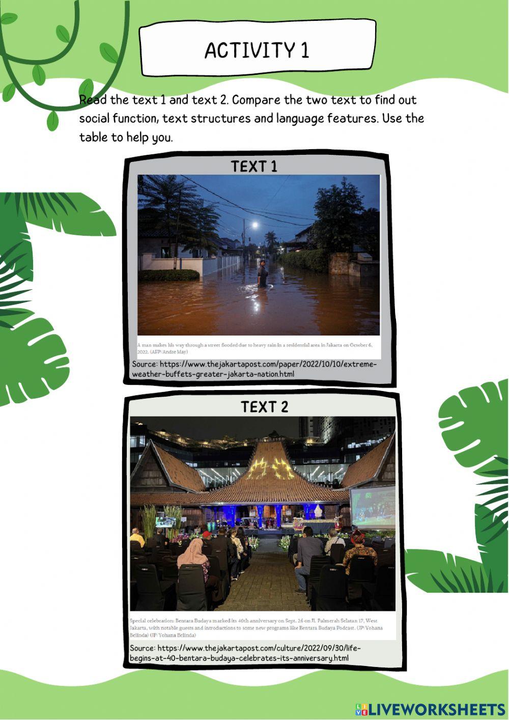 LKPD CAPTION TEXT 2454384 | elviana_38 | Live Worksheets