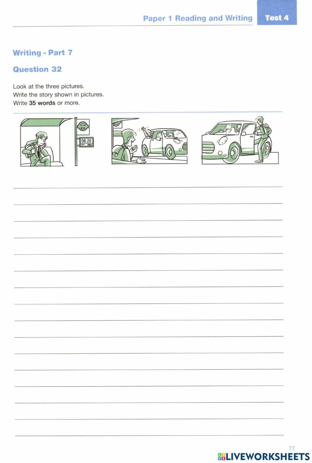 4024238 | Ket – Test 4 – writing – part 7 | Viet Tien Le