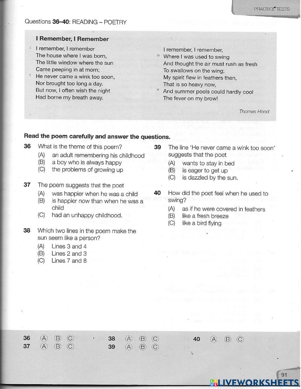 Language Worksheet interactive worksheet | Live Worksheets