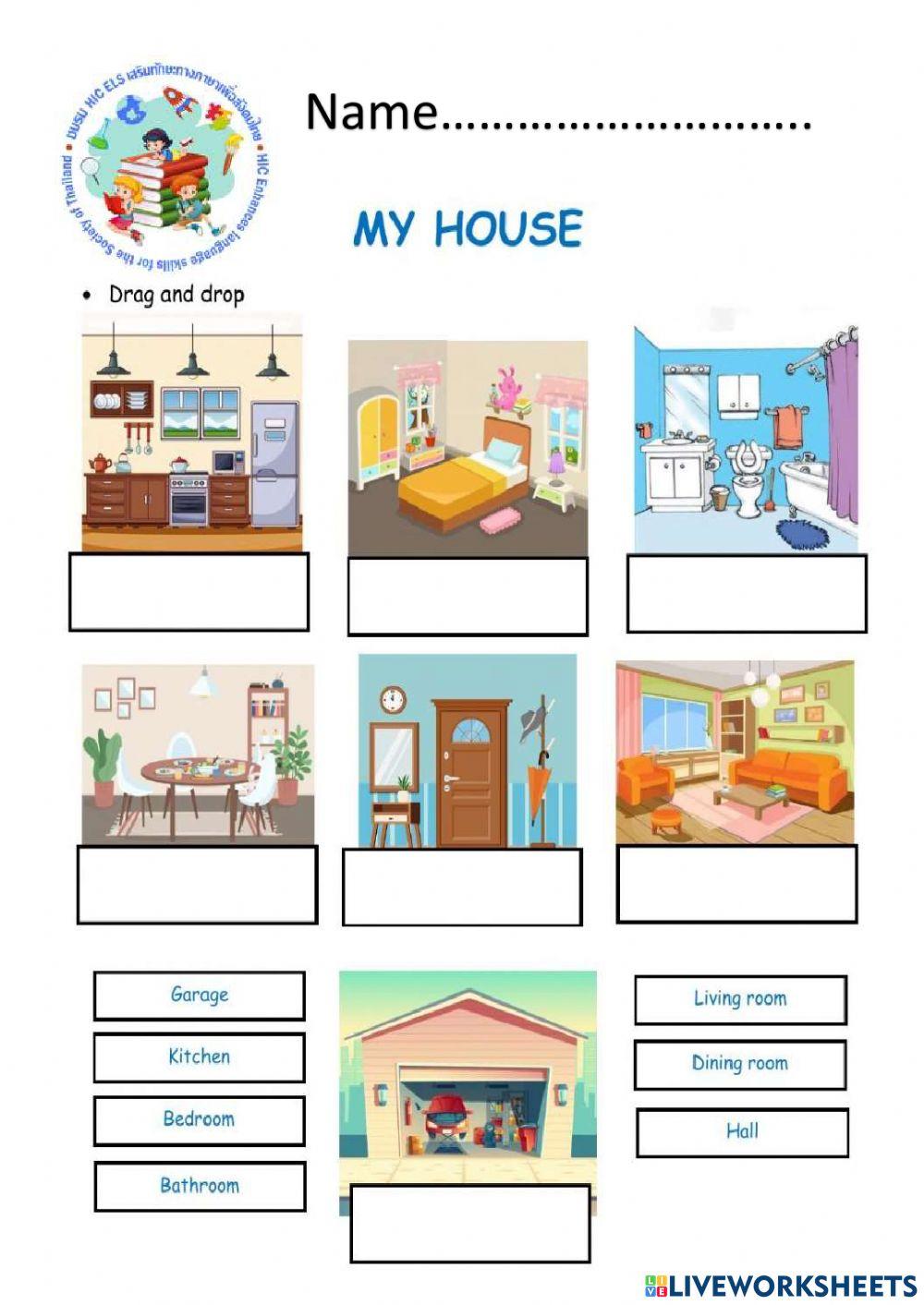 my house 4156578 | Joomtong2508 | Live Worksheets