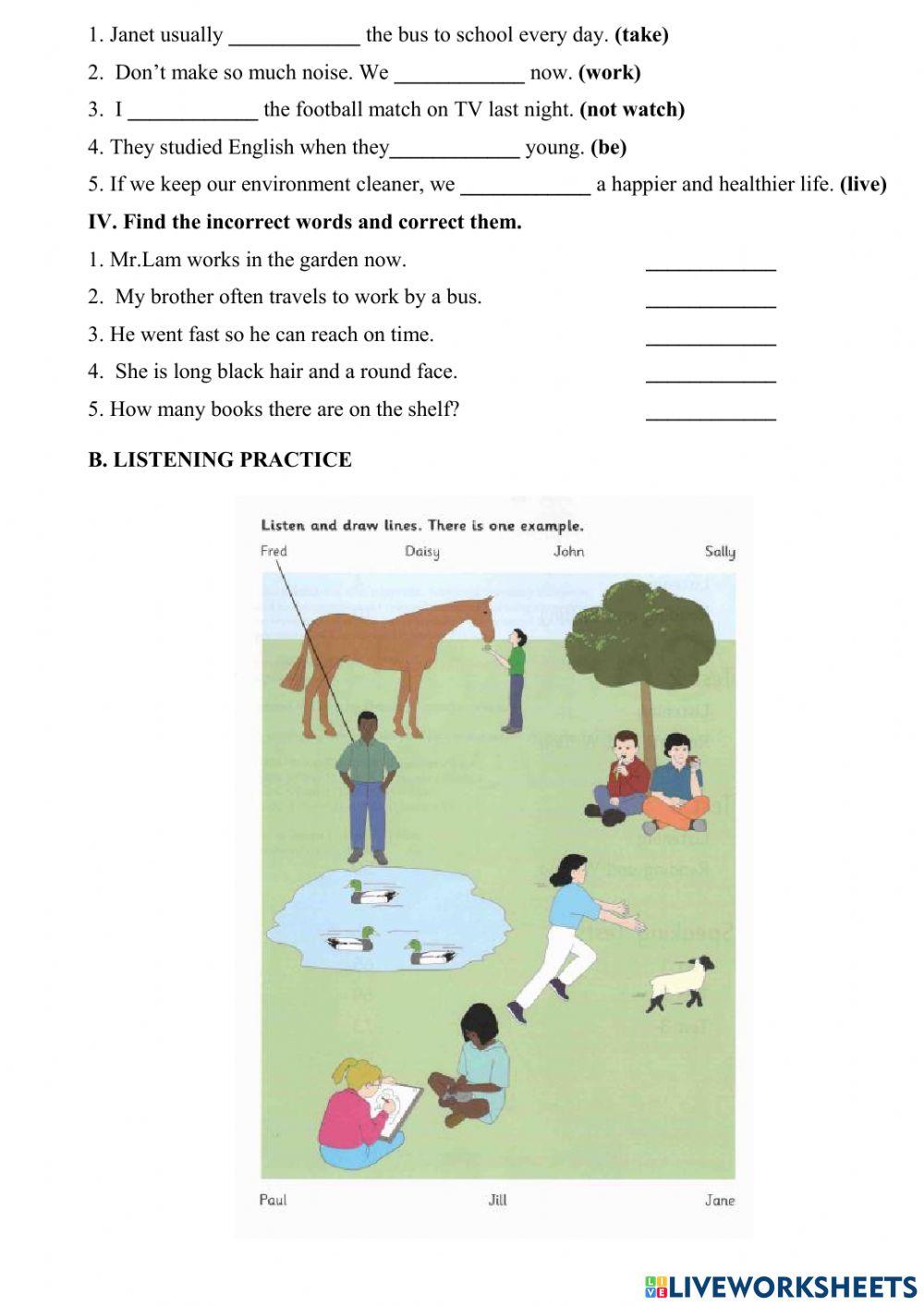 Worksheet 22 online activity | Live Worksheets
