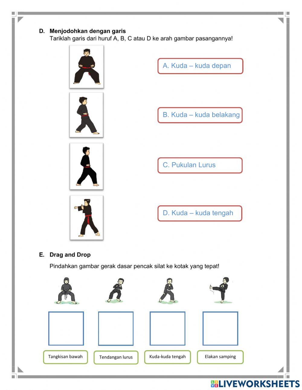 Penjas sd activity | Live Worksheets