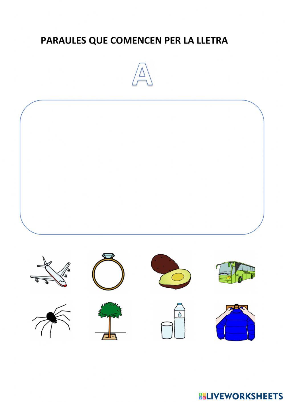 Vocal A 2179229 | Jardineria_maregassa | LiveWorksheets