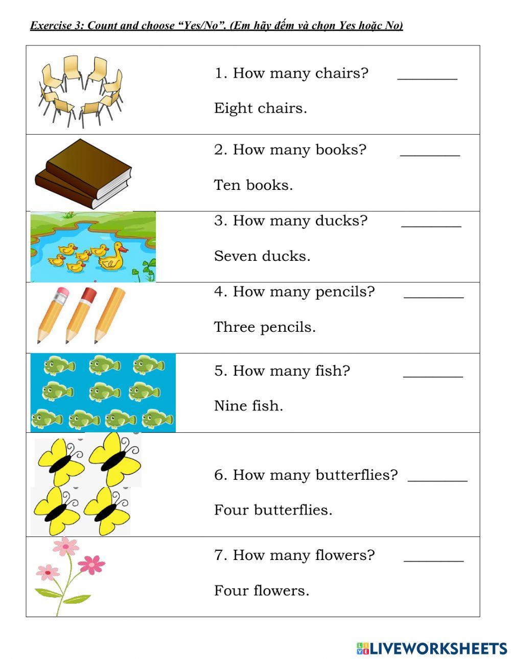 Week 7 grade 1 unit 2 rv worksheet | Live Worksheets