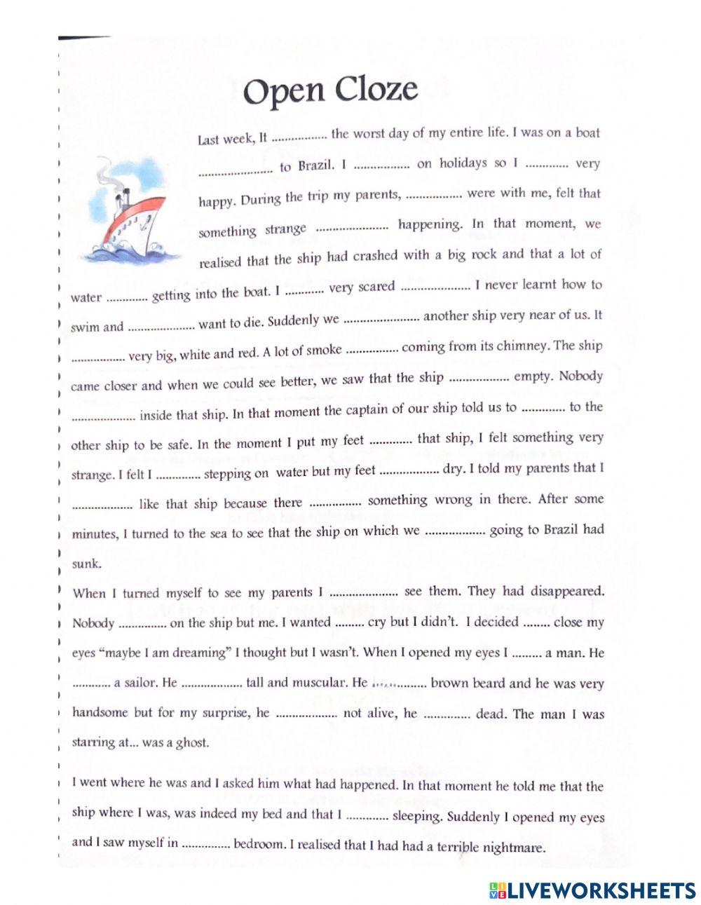 Open Cloze 2179494 | miss_ivana_benitez | LiveWorksheets