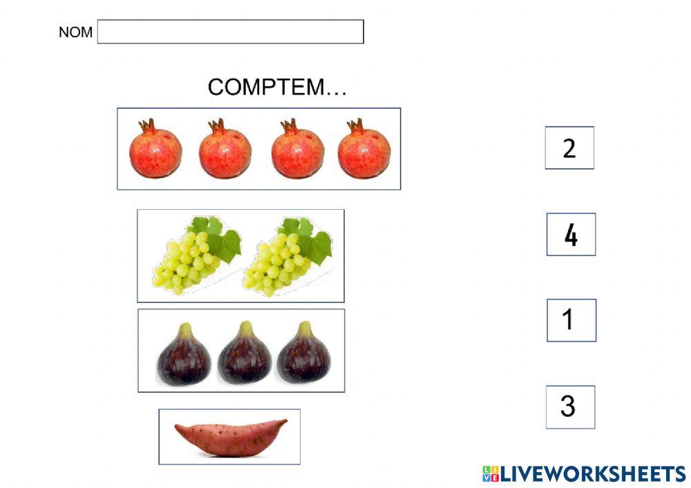 Comptem 1,2 ,3, 4 worksheet | Live Worksheets