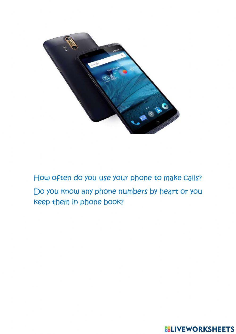 Making a call | Olha Halchenko | Live Worksheets