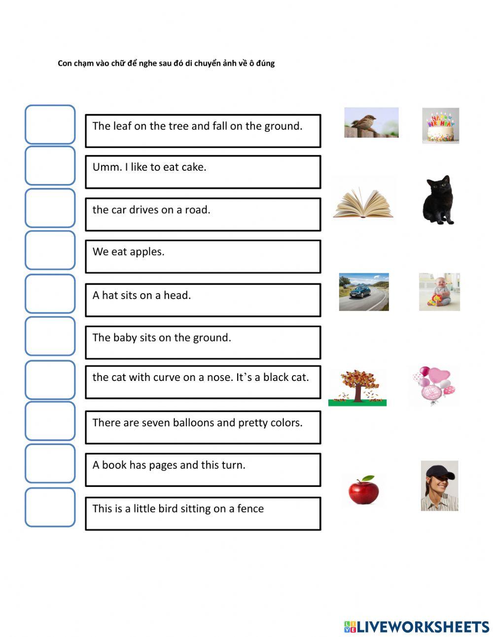 De01 worksheet | Live Worksheets