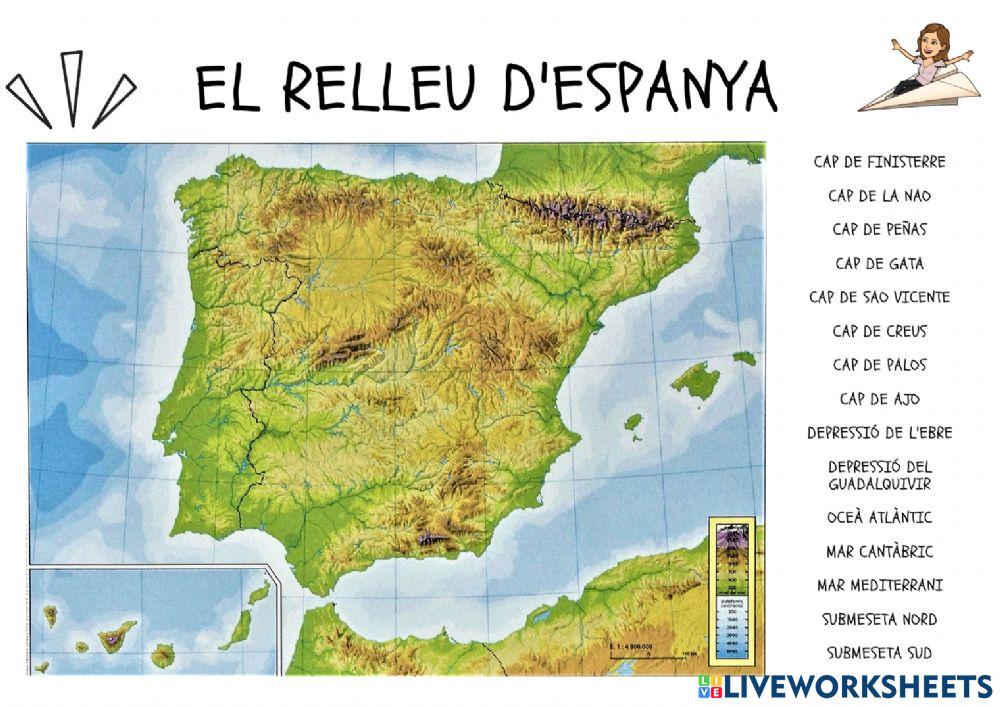 2180653 | Relleu d'Espanya I (Caps, depressions i mars i
