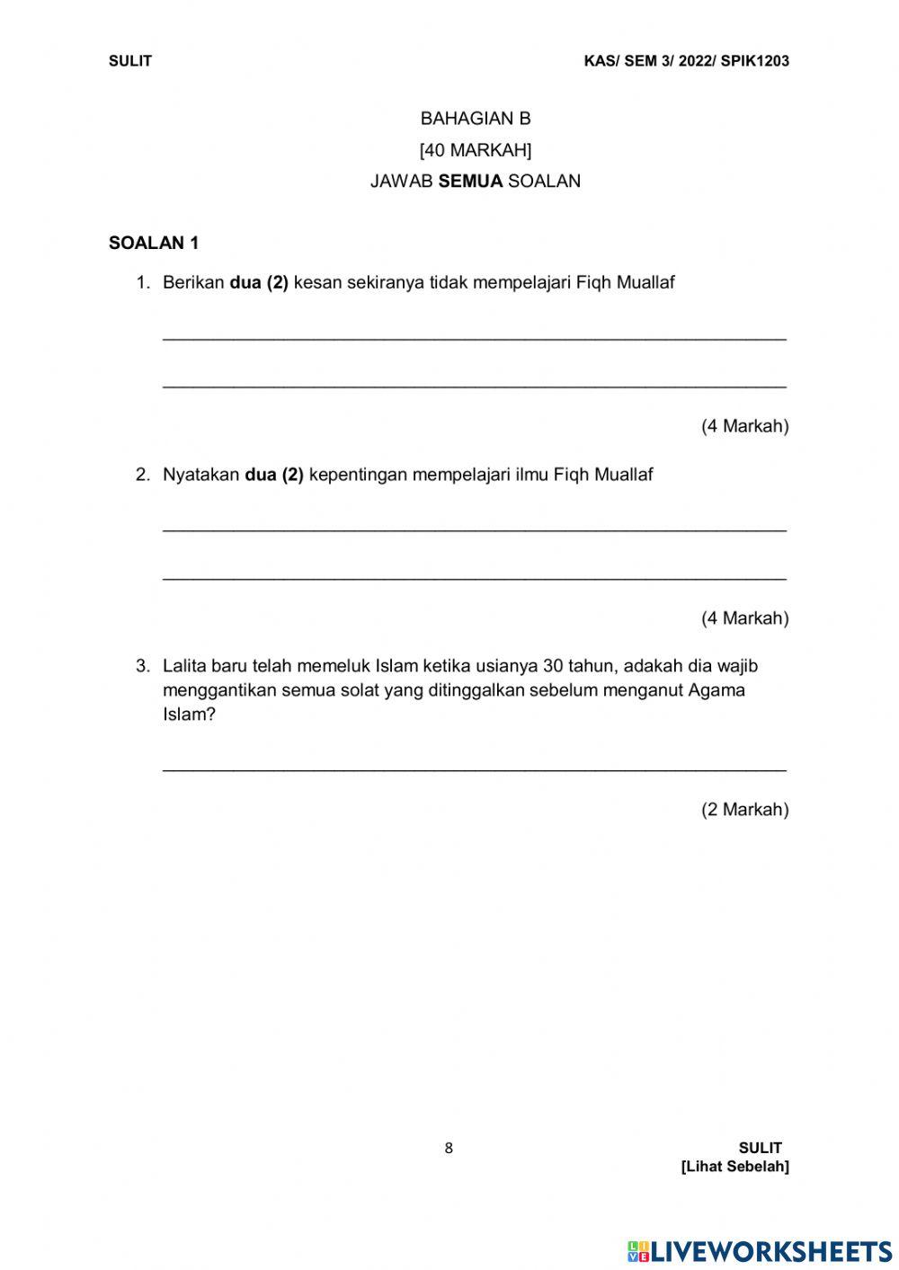 2180913 | Fiqh mualaf bhg b midterm okt 2022 set 3
