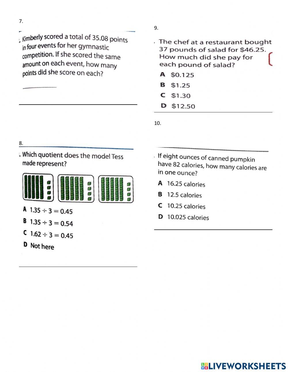 2182278 | Topic 5 and 6 | macantu | LiveWorksheets