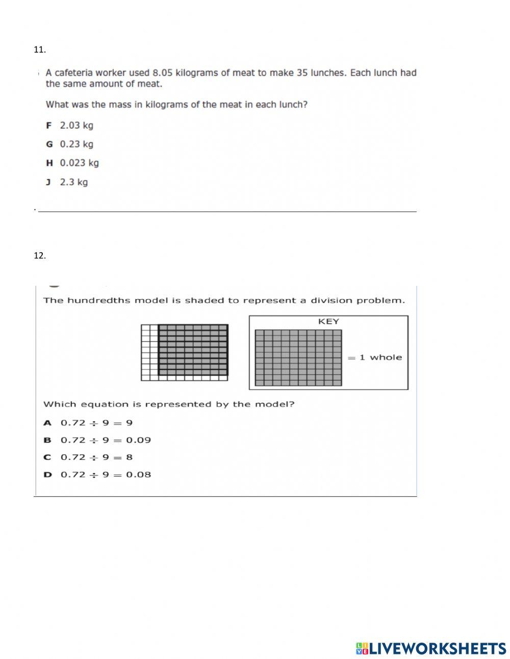 2182278 | Topic 5 and 6 | macantu | LiveWorksheets
