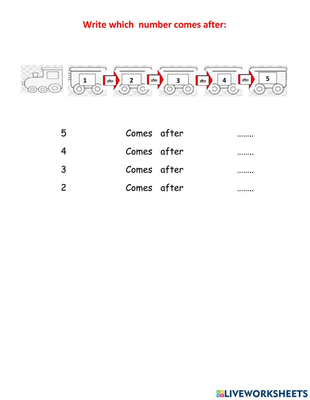 Math number worksheet | Live Worksheets