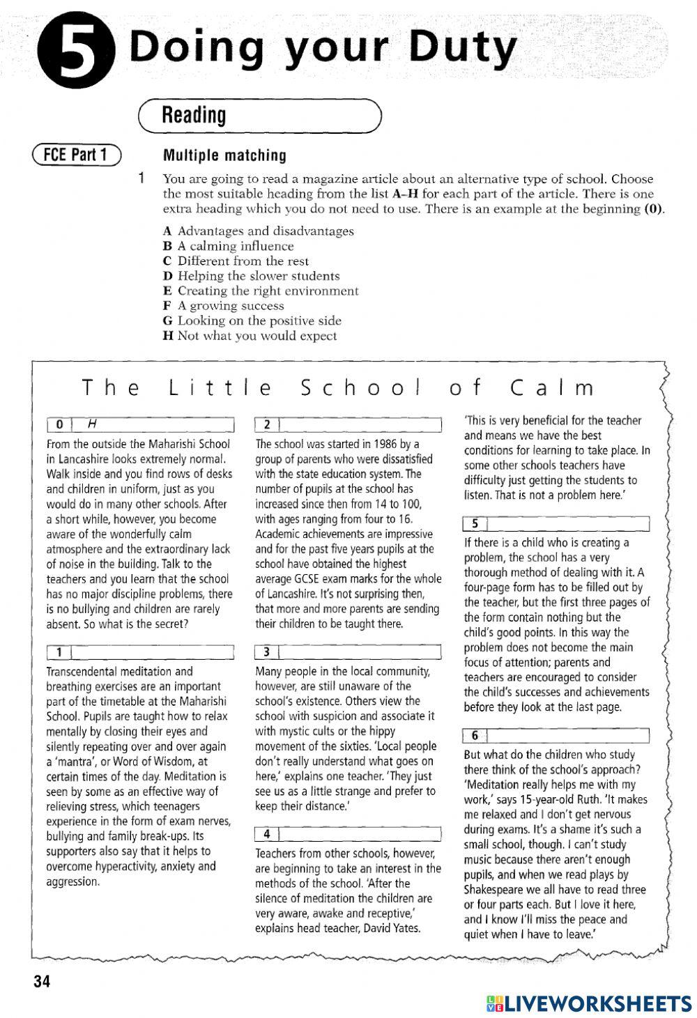 Module 2B | Free Interactive Worksheets | 6907834