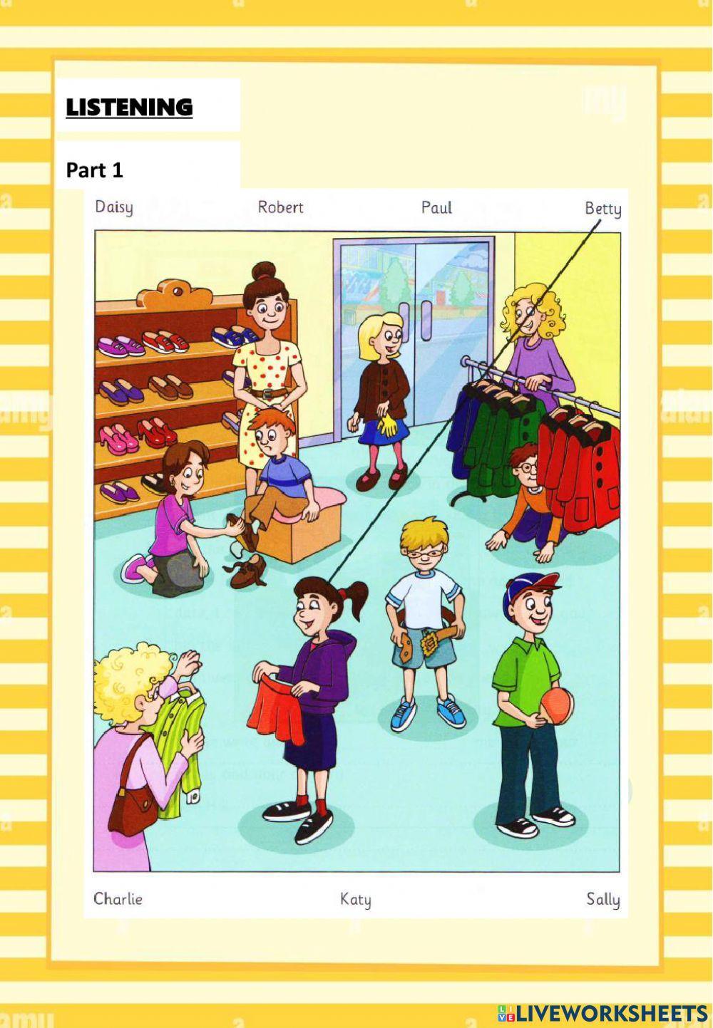 Flyers 1 Test 2 | LiveWorksheets | 2162244