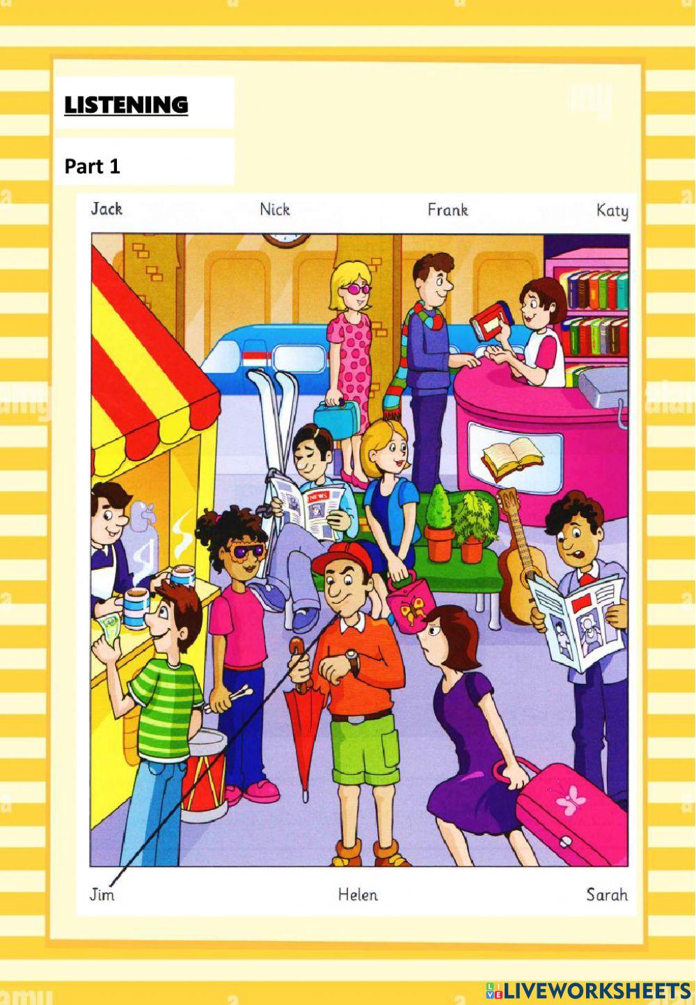 Flyers 1 Test 3 | LiveWorksheets | 2162256