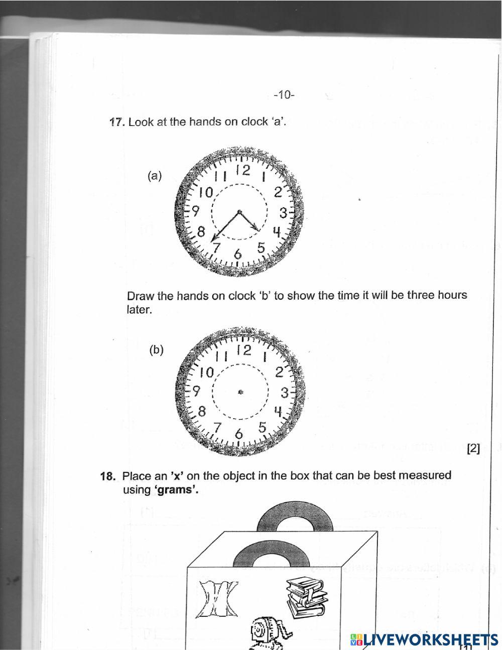 Concepts -1 | Rosemary Burrows | Live Worksheets