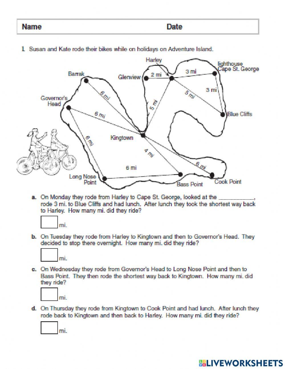 Review Online Exercise For 7th | Live Worksheets