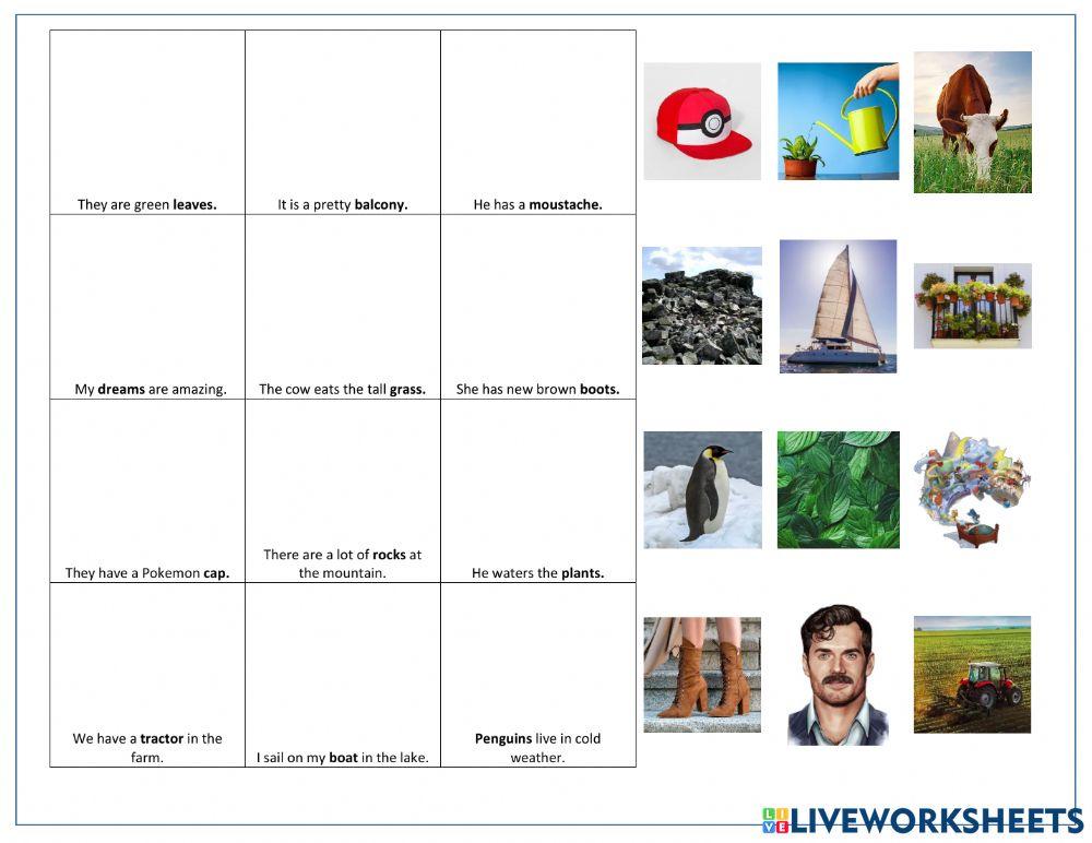 Seeing differen… | Free Interactive Worksheets | 2184212