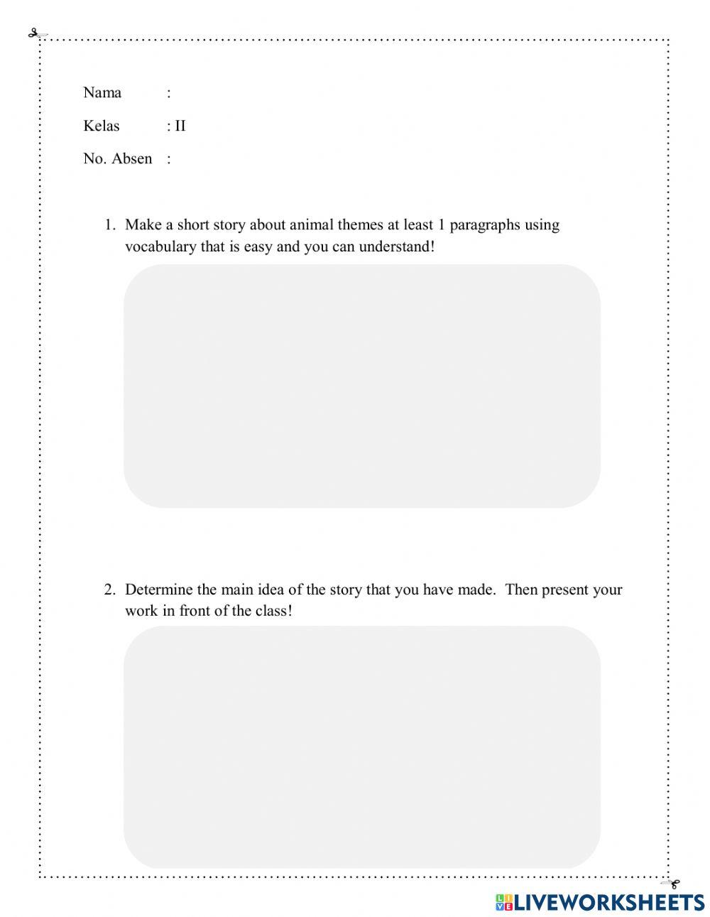 Worksheet online exercise for 2 | Live Worksheets